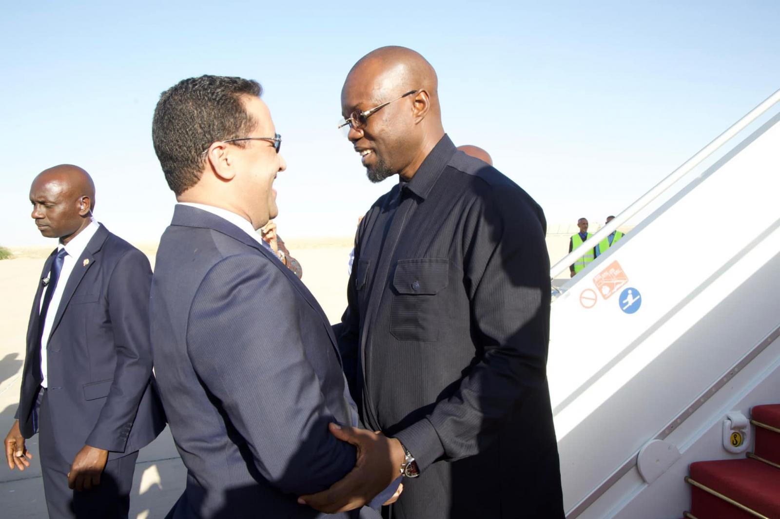 Nouakchott - Accueil chaleureux du PM mauritanien Moctar Ould DJAY à ...